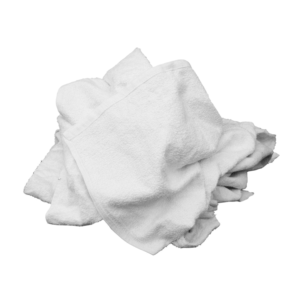 CleanCloth Terri Towel White Wipers - ICS Clean Supplies