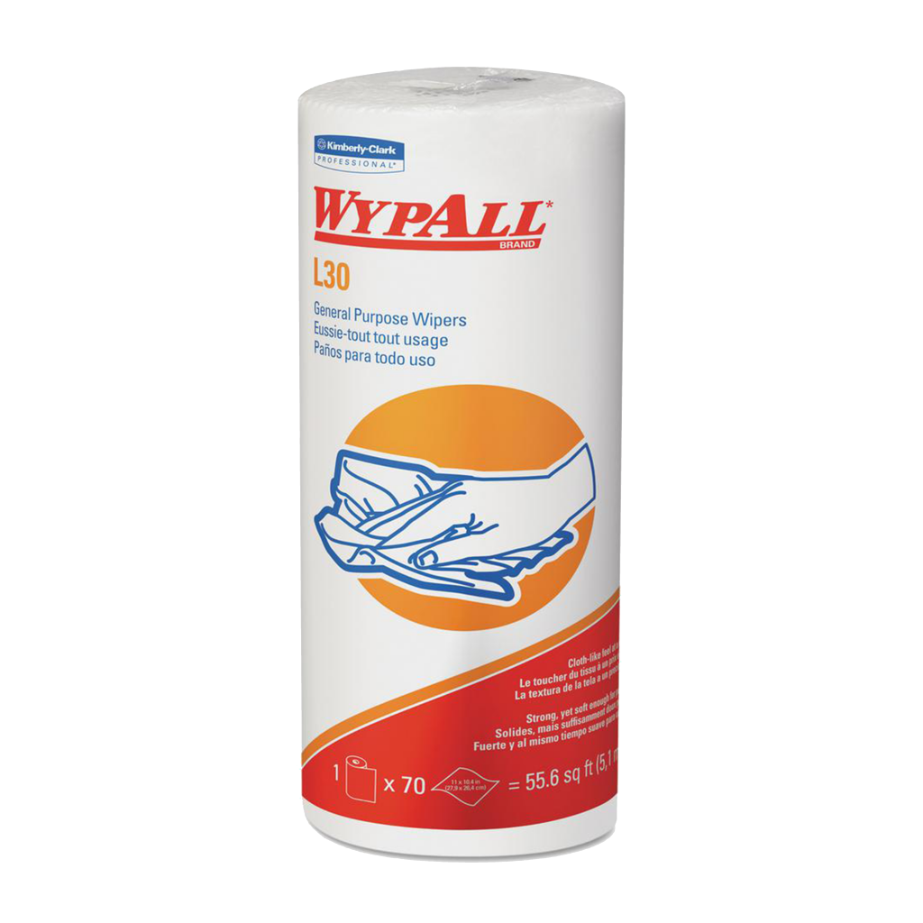WypAll L30 Wipe Roll /70 Sheets x 24 Rolls - ICS Clean Supplies